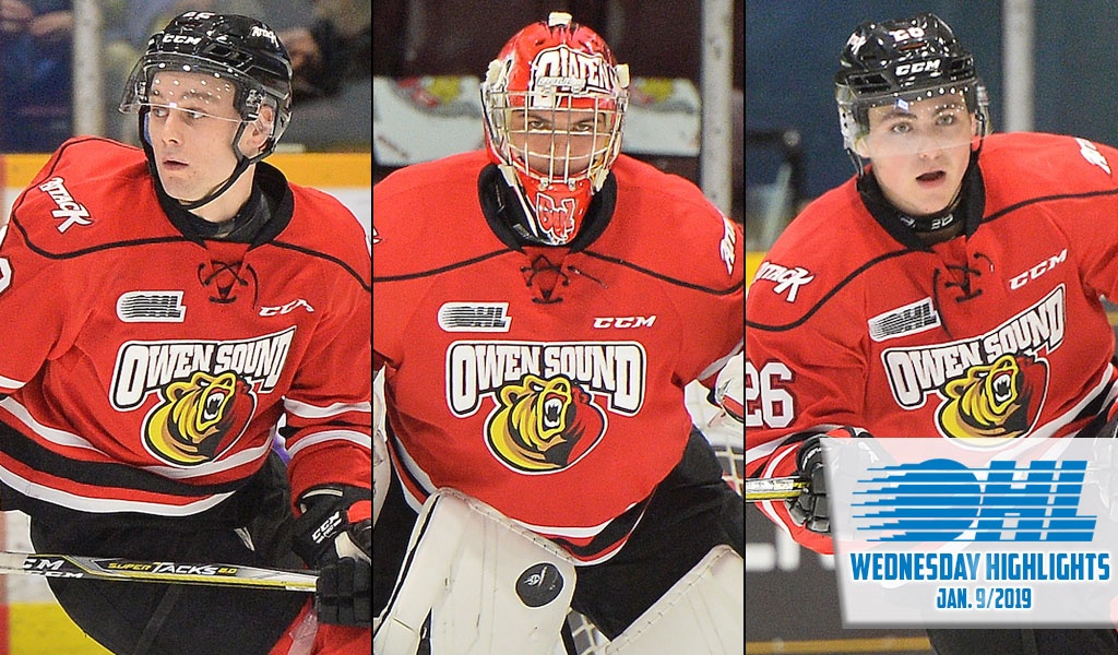 Wednesday Highlights: New-look Bears get by Rangers - Ontario Hockey League