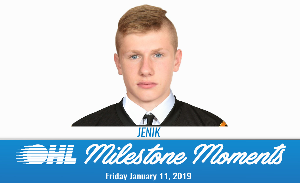 JAN JENIK MILESTONE MOMENT: January 11, 2019 - Brantford Bulldogs