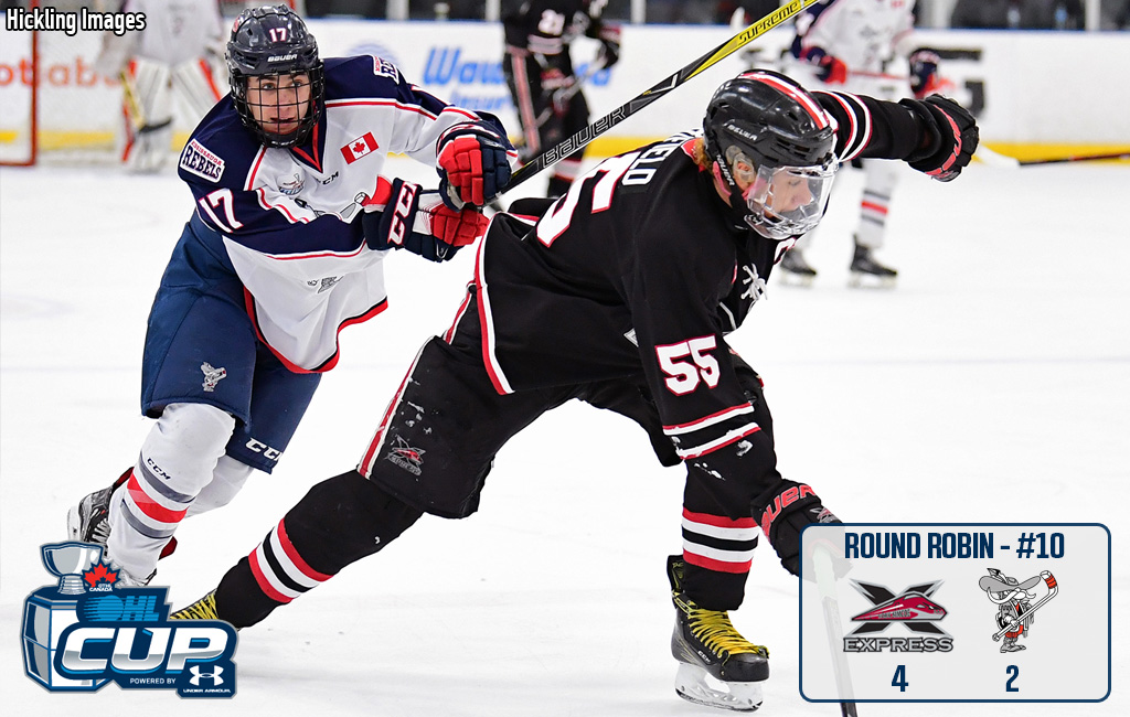 Express first to 2-0 after doubling-up Rebels - OHL Cup