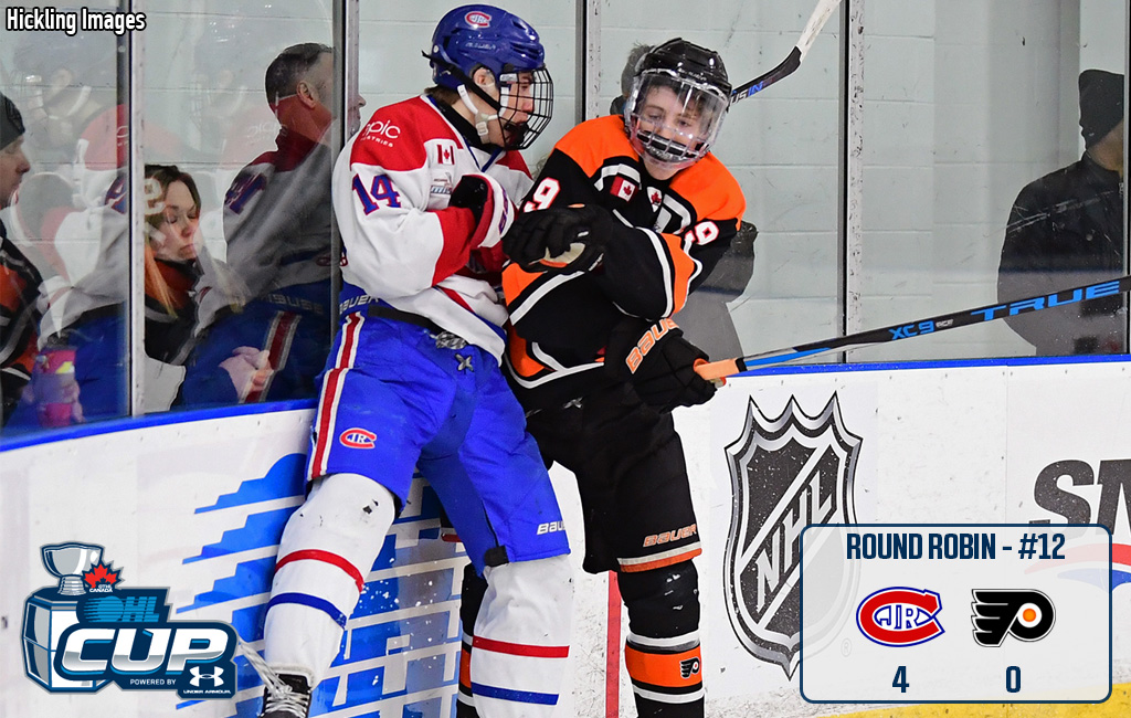 Jr. Canadiens shut down Flyers - OHL Cup