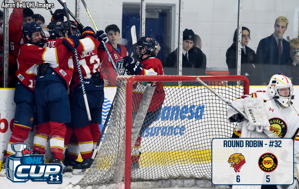 Ulicny's late winner vaults Panthers into quarter-finals - OHL Cup