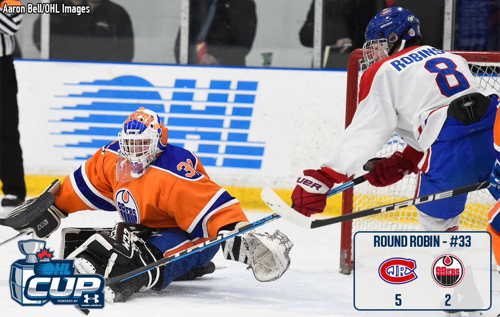 Jr. Canadiens dominant in 5-2 victory - OHL Cup
