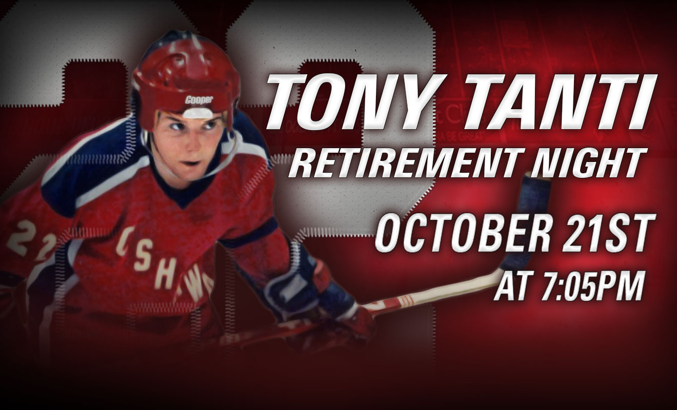 Tony Tanti Retirement Night - Oshawa Generals to Raise #22 to the ...