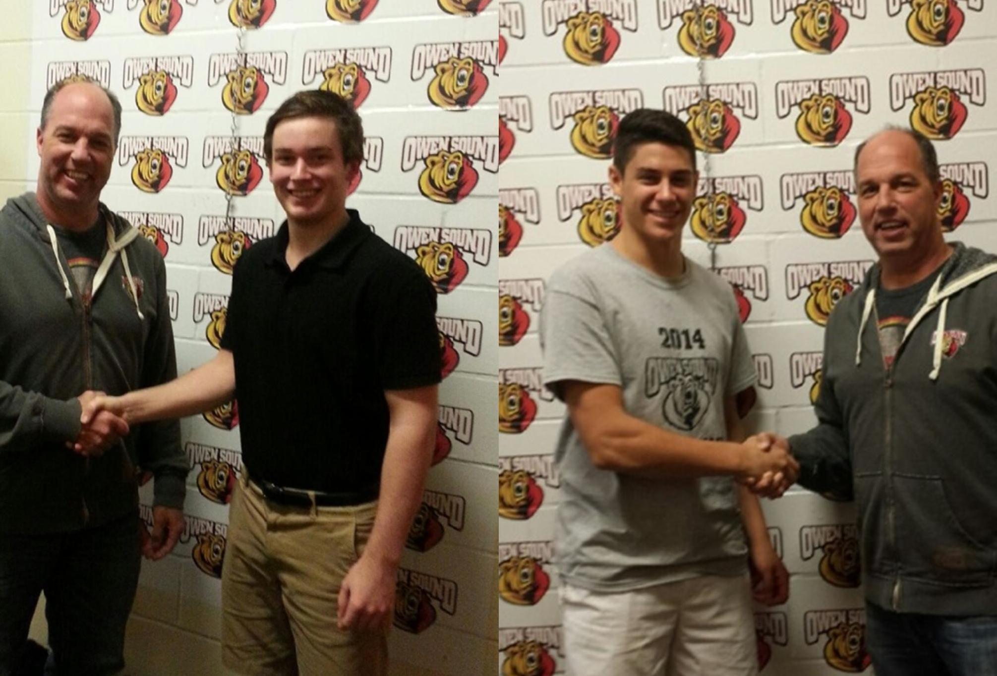 Attack Ink Reynolds and Hancock - Owen Sound Attack