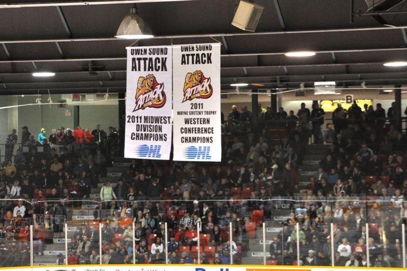 2011 Championship & Banner Raising - Owen Sound Attack