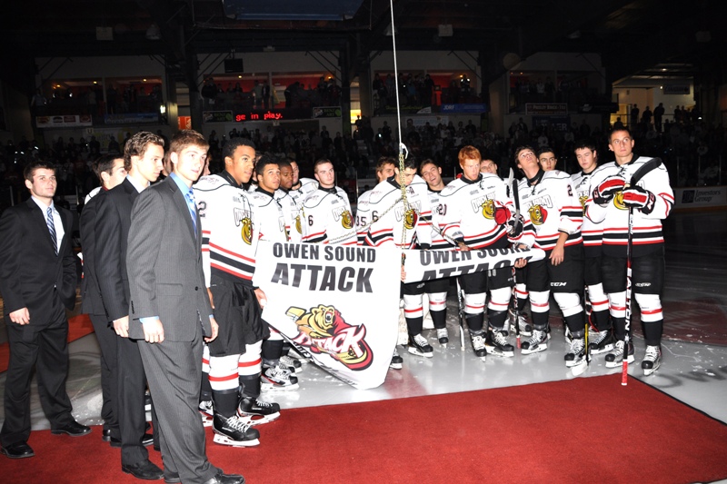 2011 Championship & Banner Raising - Owen Sound Attack
