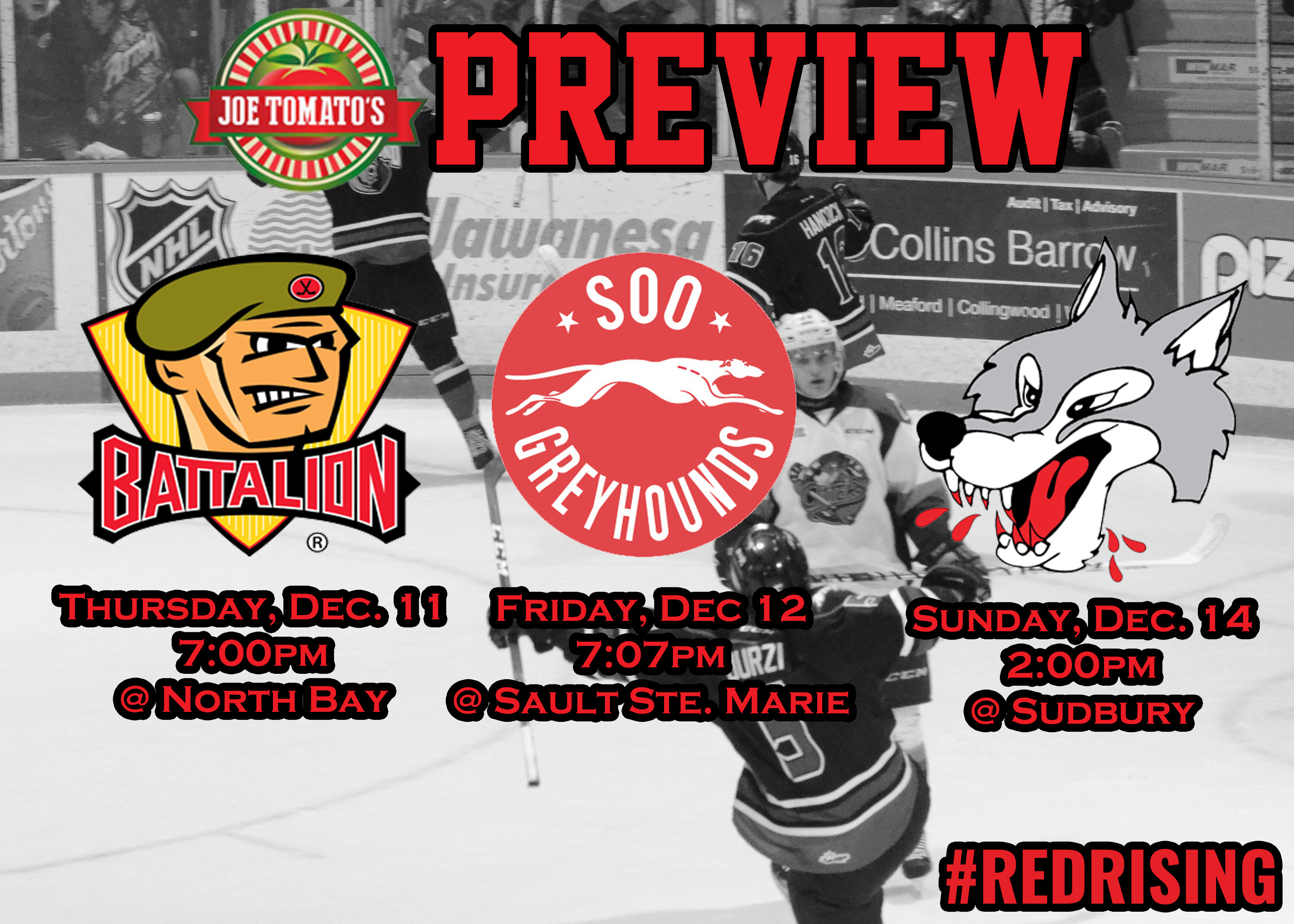 Attack journey north - Owen Sound Attack