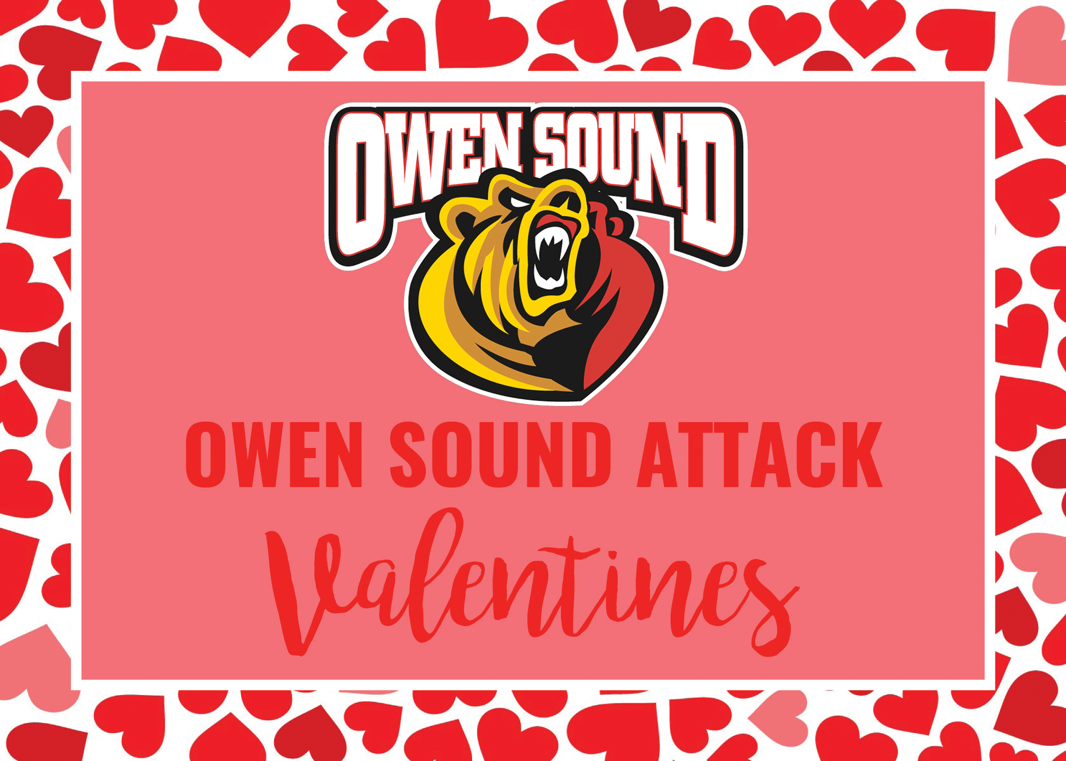 Owen Sound Attack Valentines - Owen Sound Attack