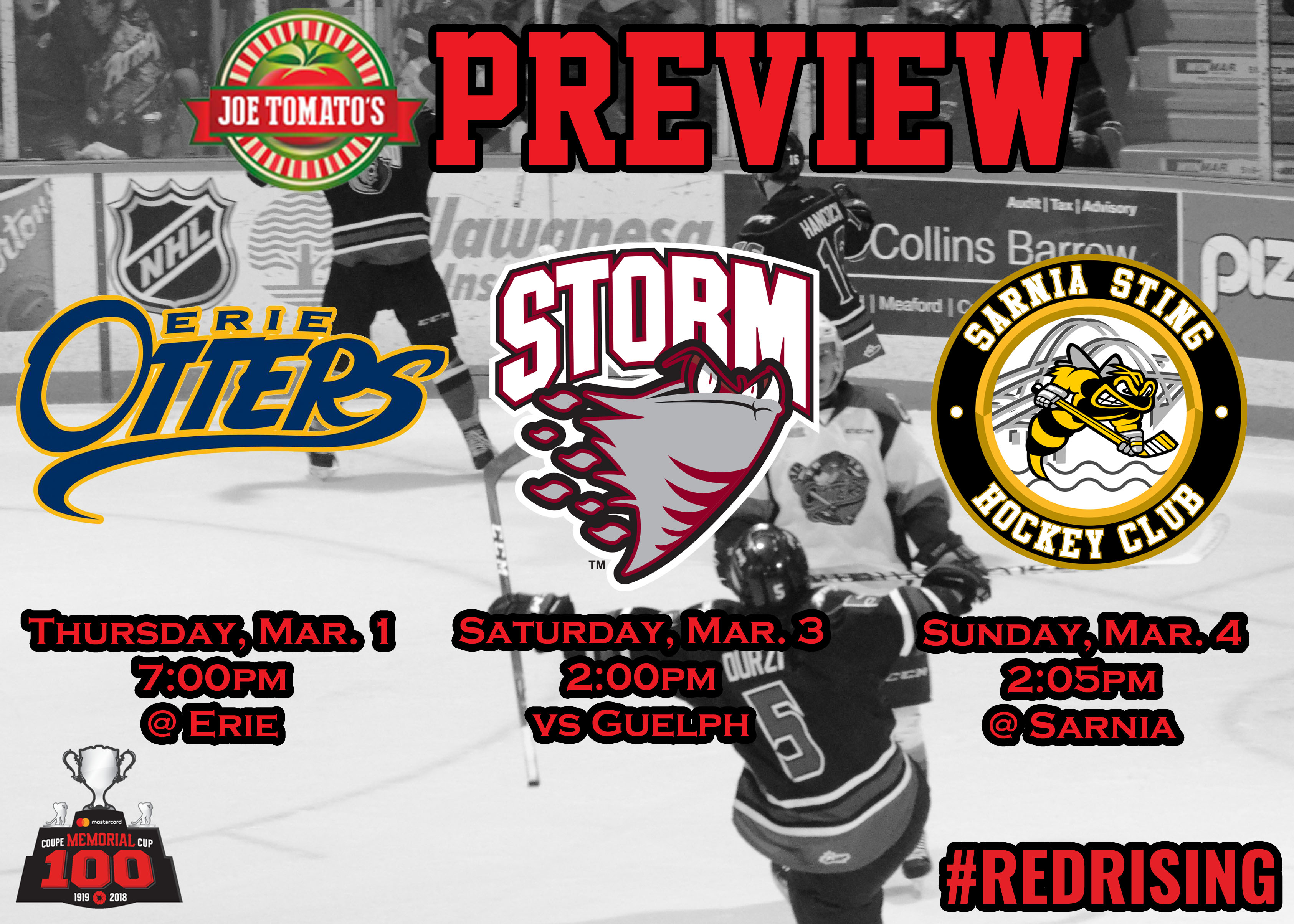 Attack host Storm on Saturday as part of #MCM100 Tour - Owen Sound Attack