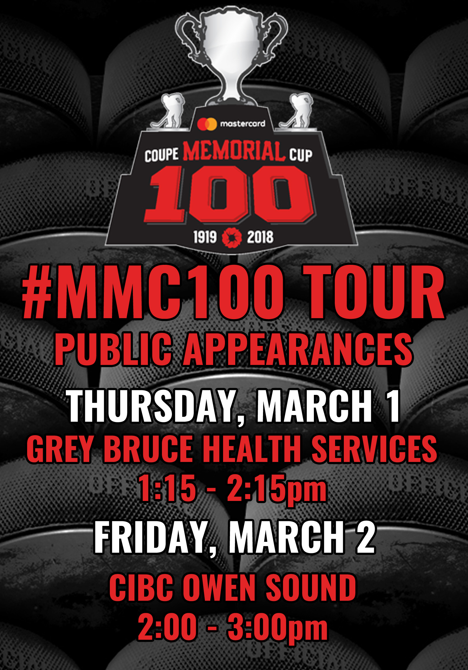 Attack host Storm on Saturday as part of #MCM100 Tour - Owen Sound Attack