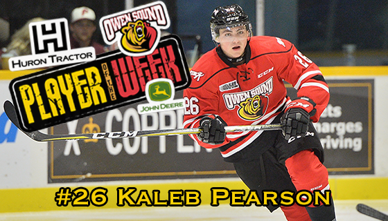 KALEB PEARSON NAMED HURON TRACTOR PLAYER OF THE WEEK: WEEK 13 - Owen ...