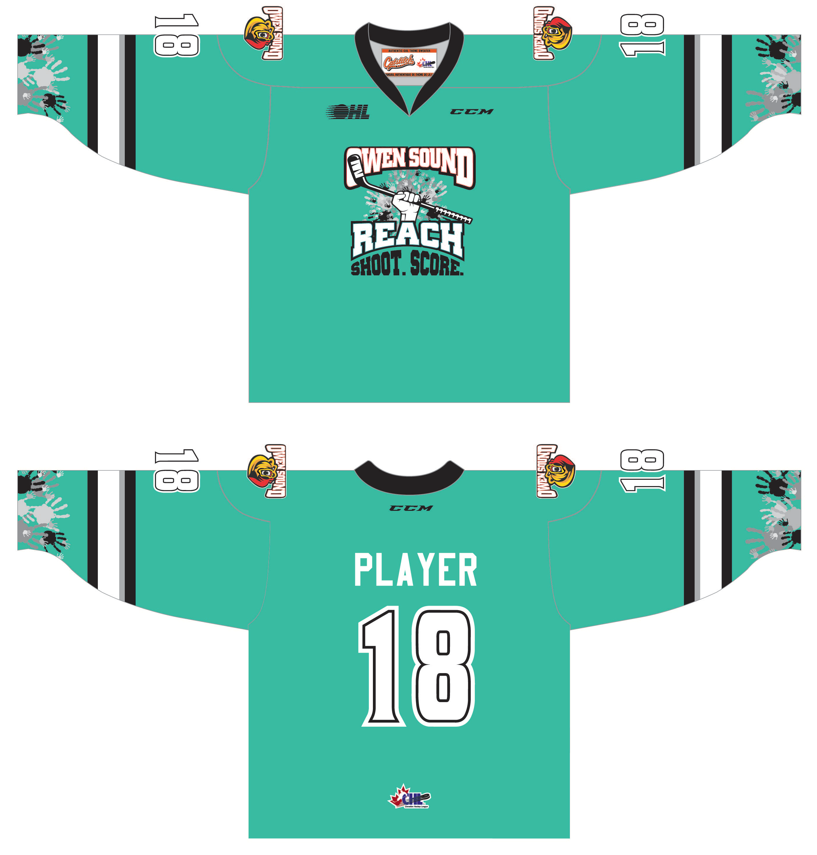 REACH. Shoot. Score! this Saturday at the Bayshore - Owen Sound Attack