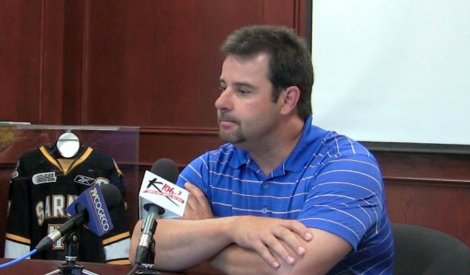 Jacques Beaulieu Announcing Connor Murphy Signing - Sarnia Sting