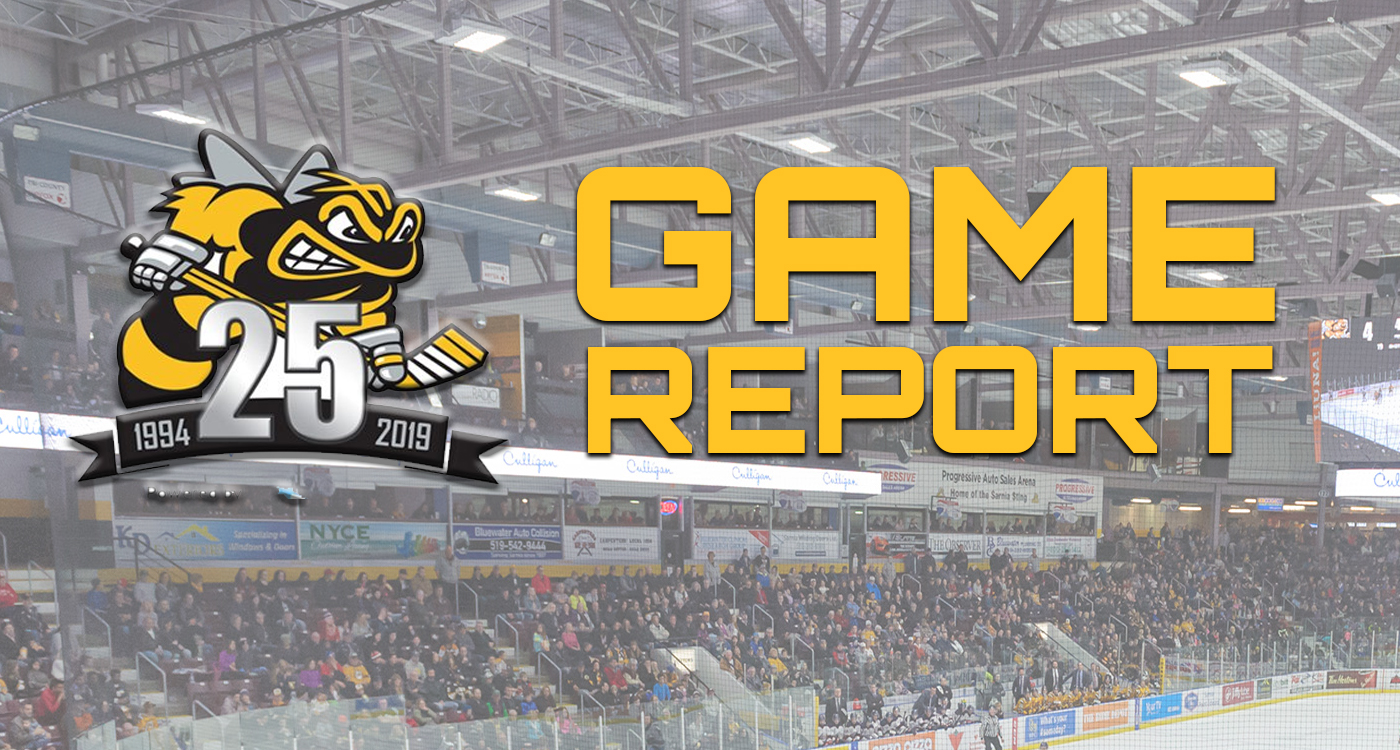GAME REPORT: KIT 6 | SAR 5 (SO) - Sarnia Sting