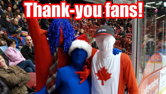 Thank-you Fans! - Soo Greyhounds