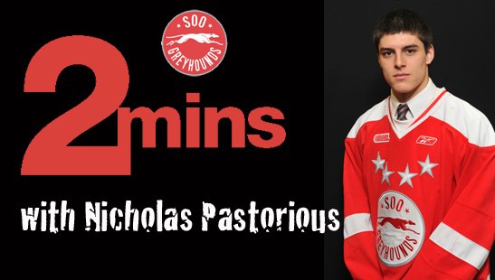 2 Minutes with Nicholas Pastorious - Soo Greyhounds