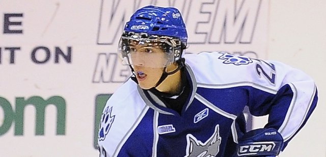 Corrado goal in London - Sudbury Wolves