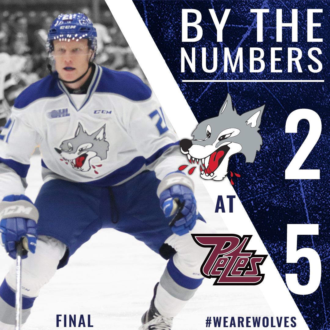 Wolves Suffer Tough 5-2 Loss in Peterborough - Sudbury Wolves