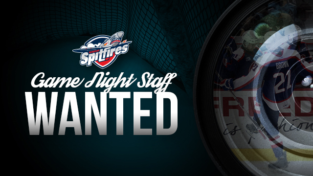 WORK WITH US ON GAME NIGHTS! - Windsor Spitfires