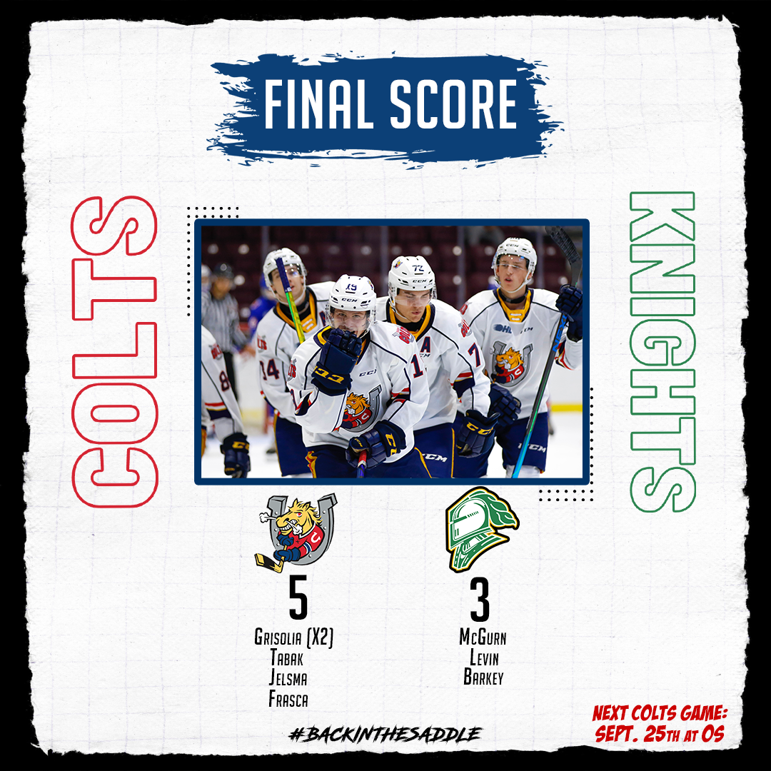 Colts Complete Comeback at London - Barrie Colts