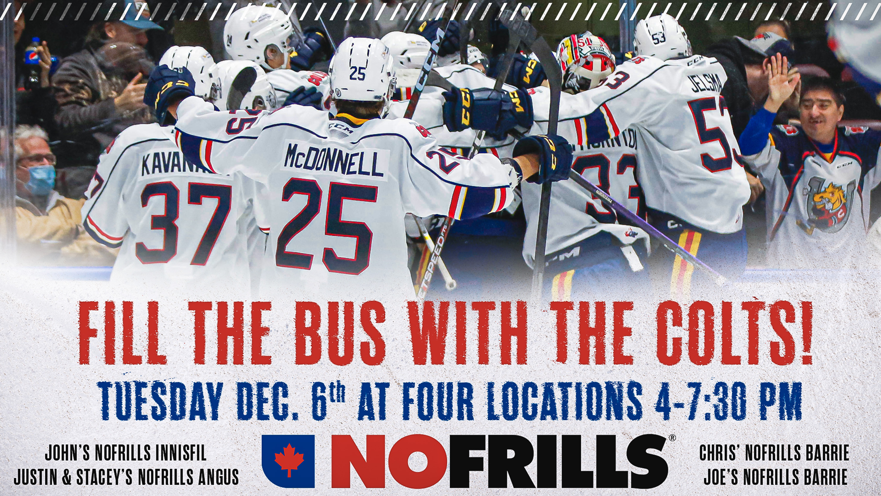 Colts Fill The Bus Is Back! - Barrie Colts