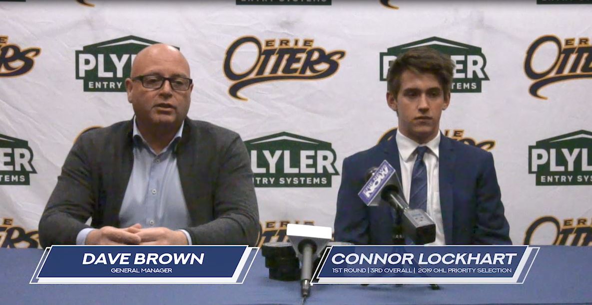 Connor Lockhart Introductory Press Conference - Erie Otters
