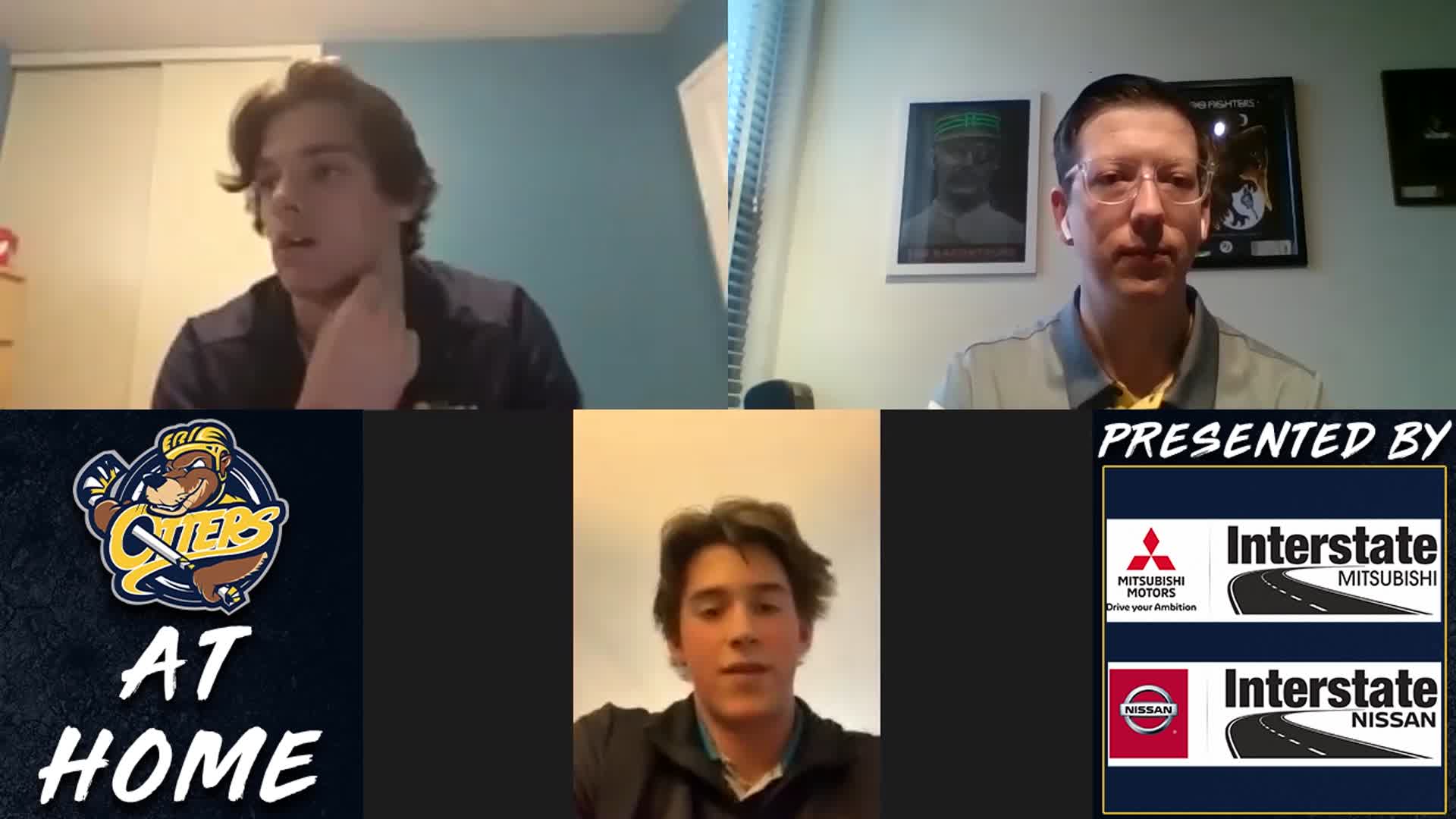 Otters At Home: Connor Lockhart and Chad Yetman - Erie Otters