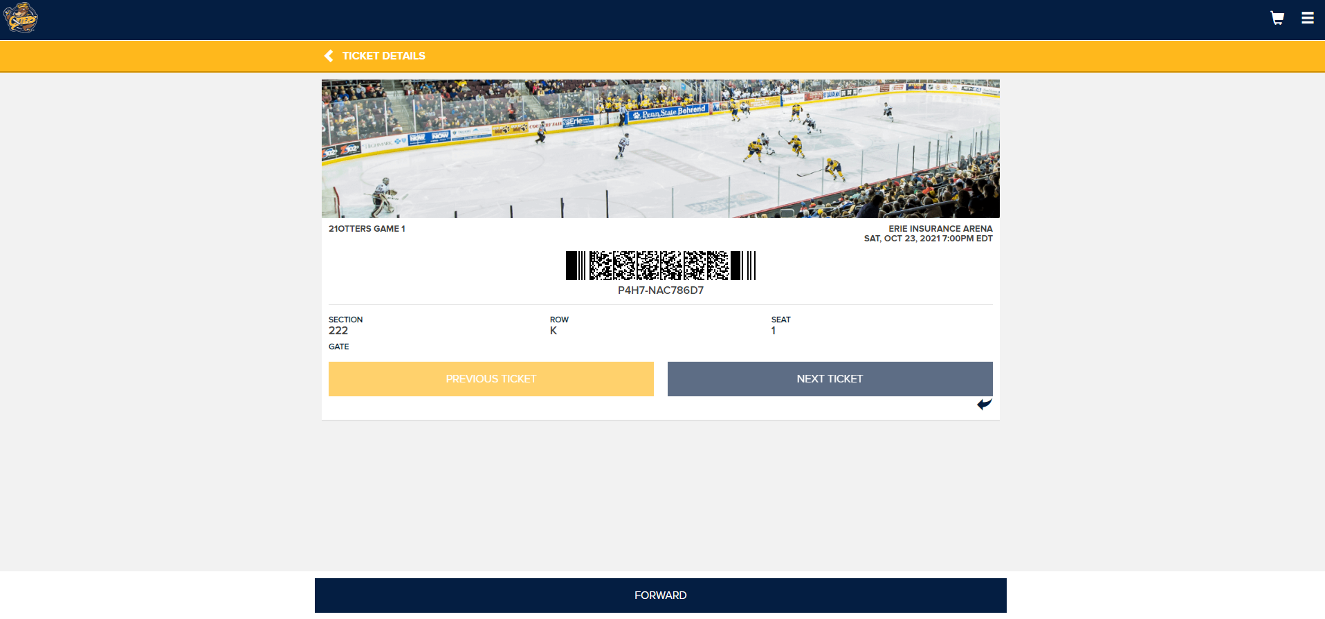 Mobile Ticketing Guide - Erie Otters