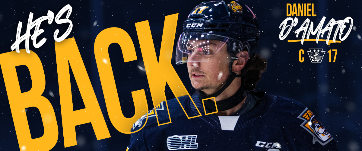 CAPTAIN DAN RETURNS AFTER AHL CALL-UP - Erie Otters