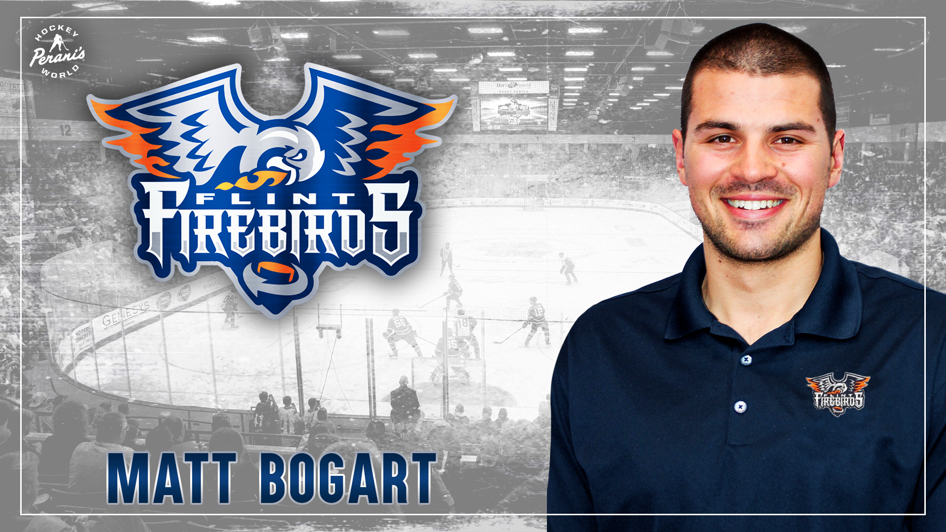 Firebirds Tab Matt Bogart as Head Athletic Trainer - Flint Firebirds