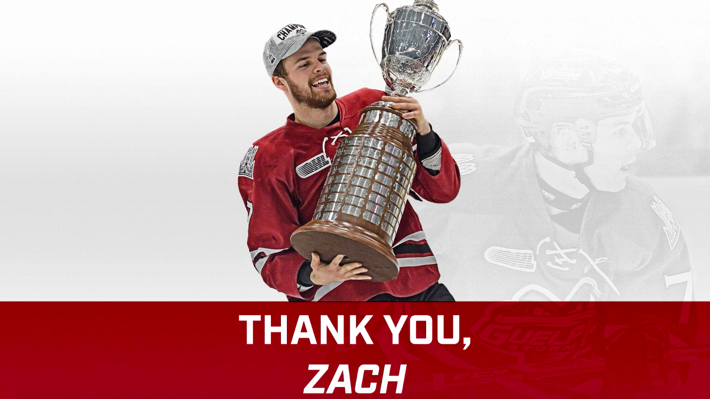 Thank you, Zach. - Guelph Storm