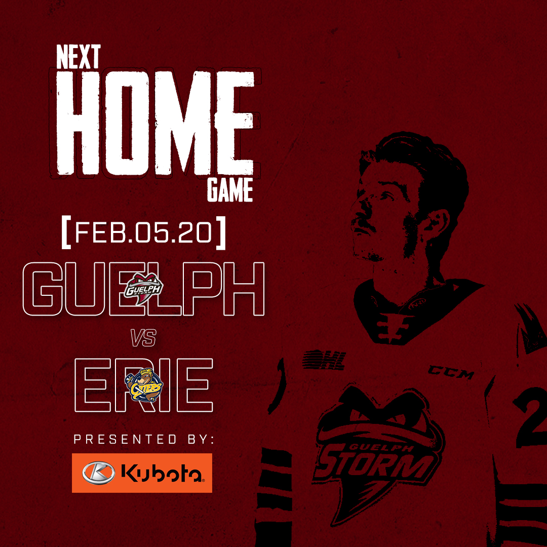 Next Storm Home Game - Guelph Storm
