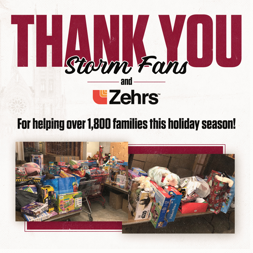 First ever Drive up/ Drop off Toy Drive a huge Success - Guelph Storm