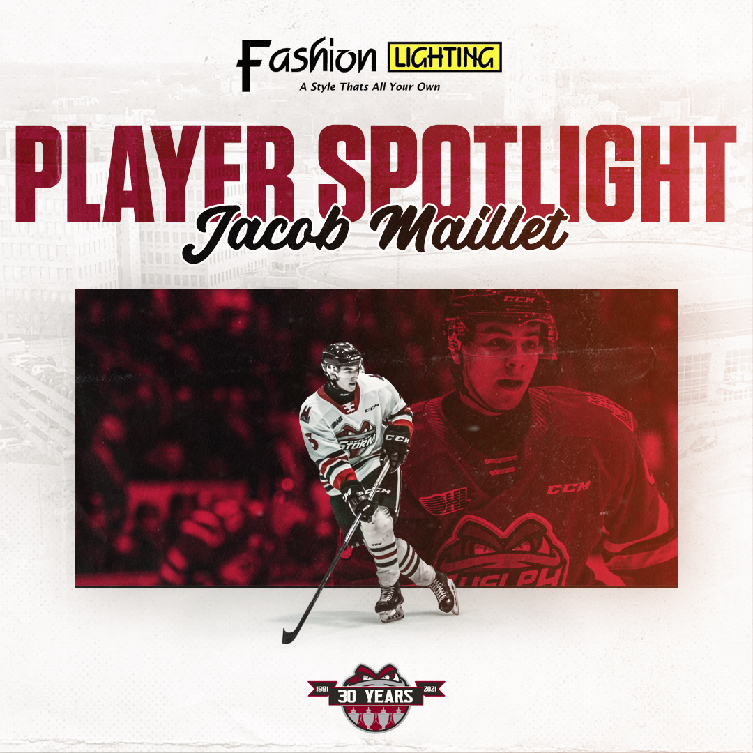 Fashion Lighting Player Spotlight: Jacob Maillet - Guelph Storm