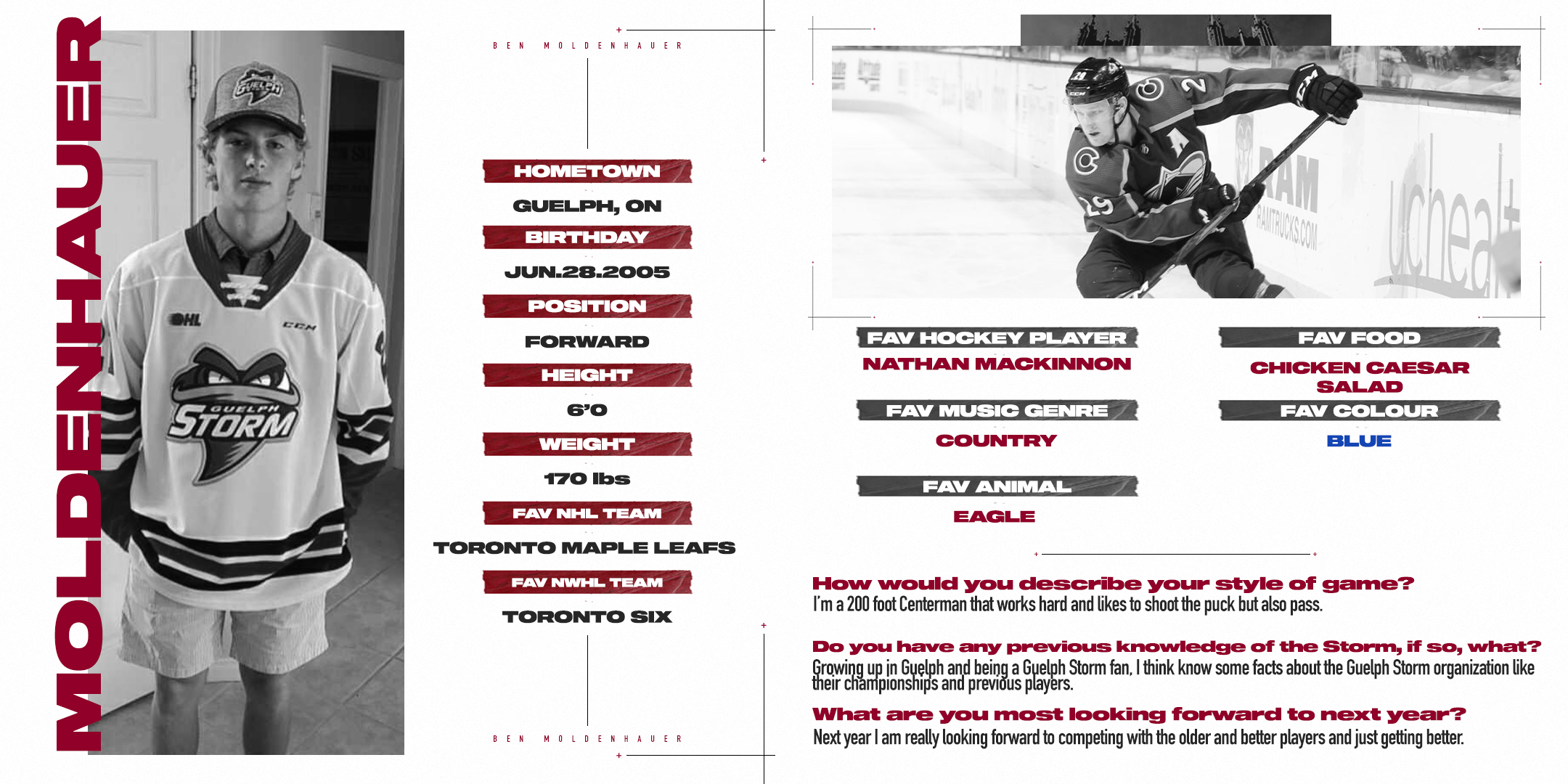 Meet Storm City Prospect Ben Moldenhauer - Guelph Storm