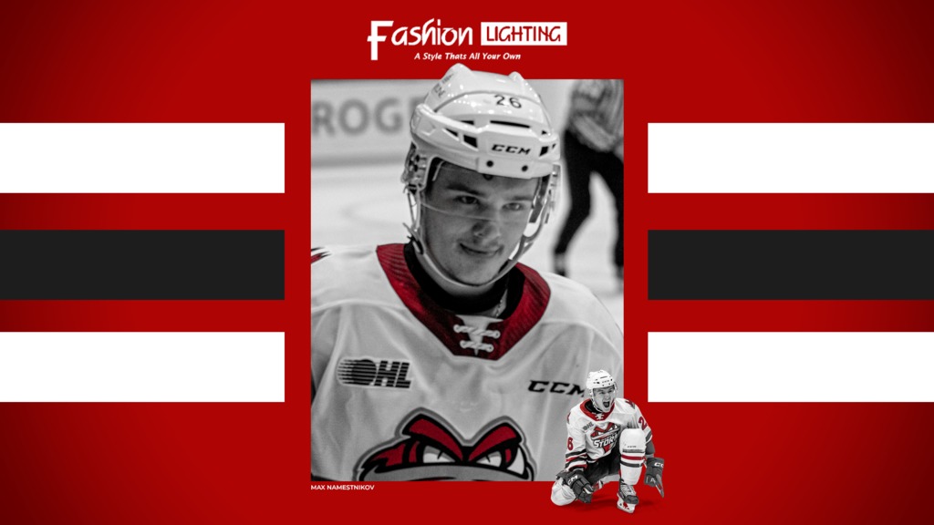 Fashion Lighting Player Spotlight Max Namestnikov Guelph Storm Fashion Lighting Player Spotlight Max Namestnikov Guelph Storm