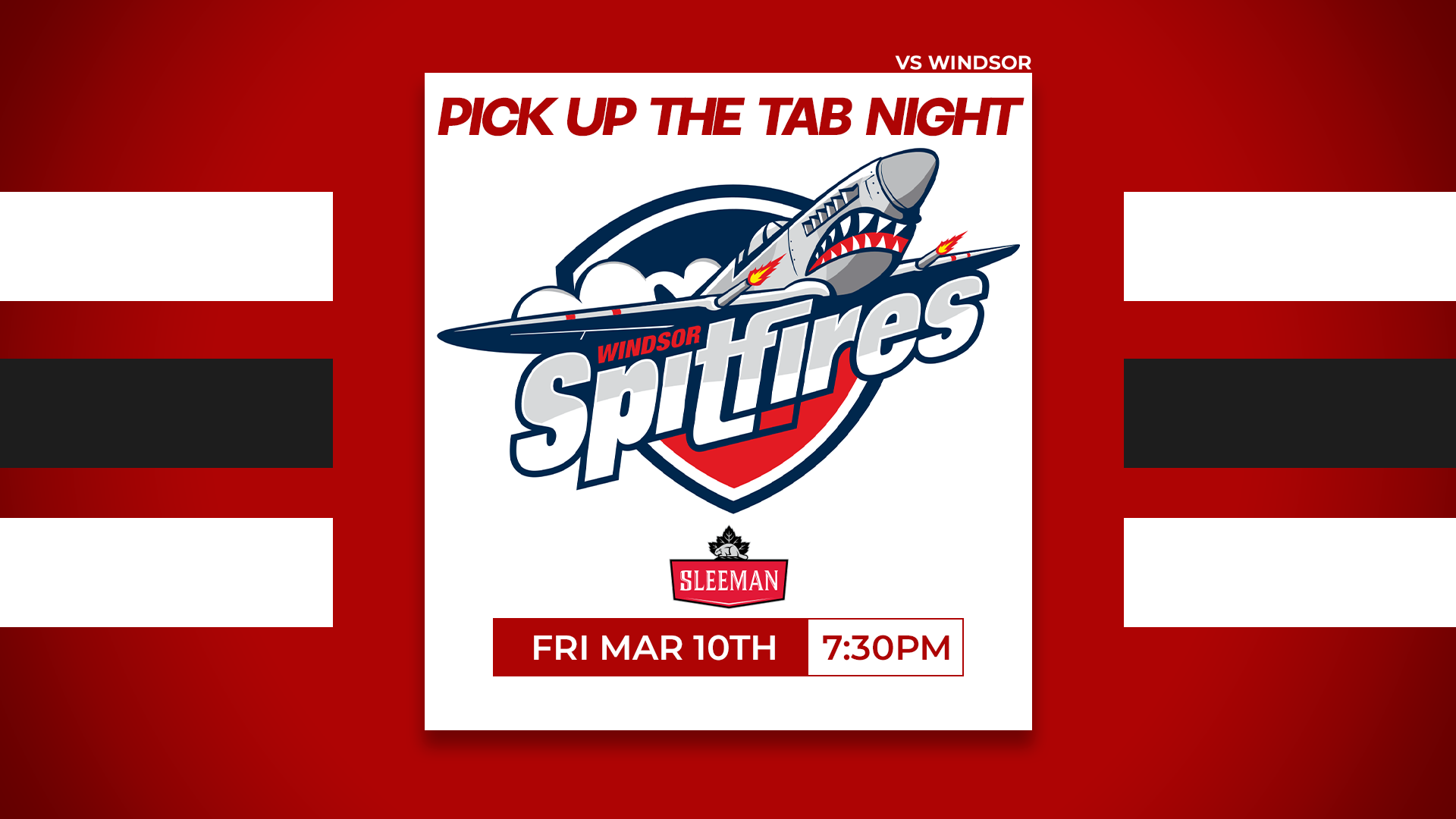 Friday is Sleeman Pick Up the Tab Night at the Sleeman Centre - Guelph ...