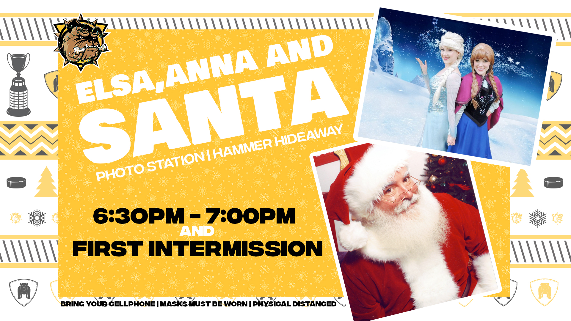 SANTA, ELSA AND ANNA AT TEDDY BEAR AND TOQUE TOSS DEC 17TH - Brantford ...
