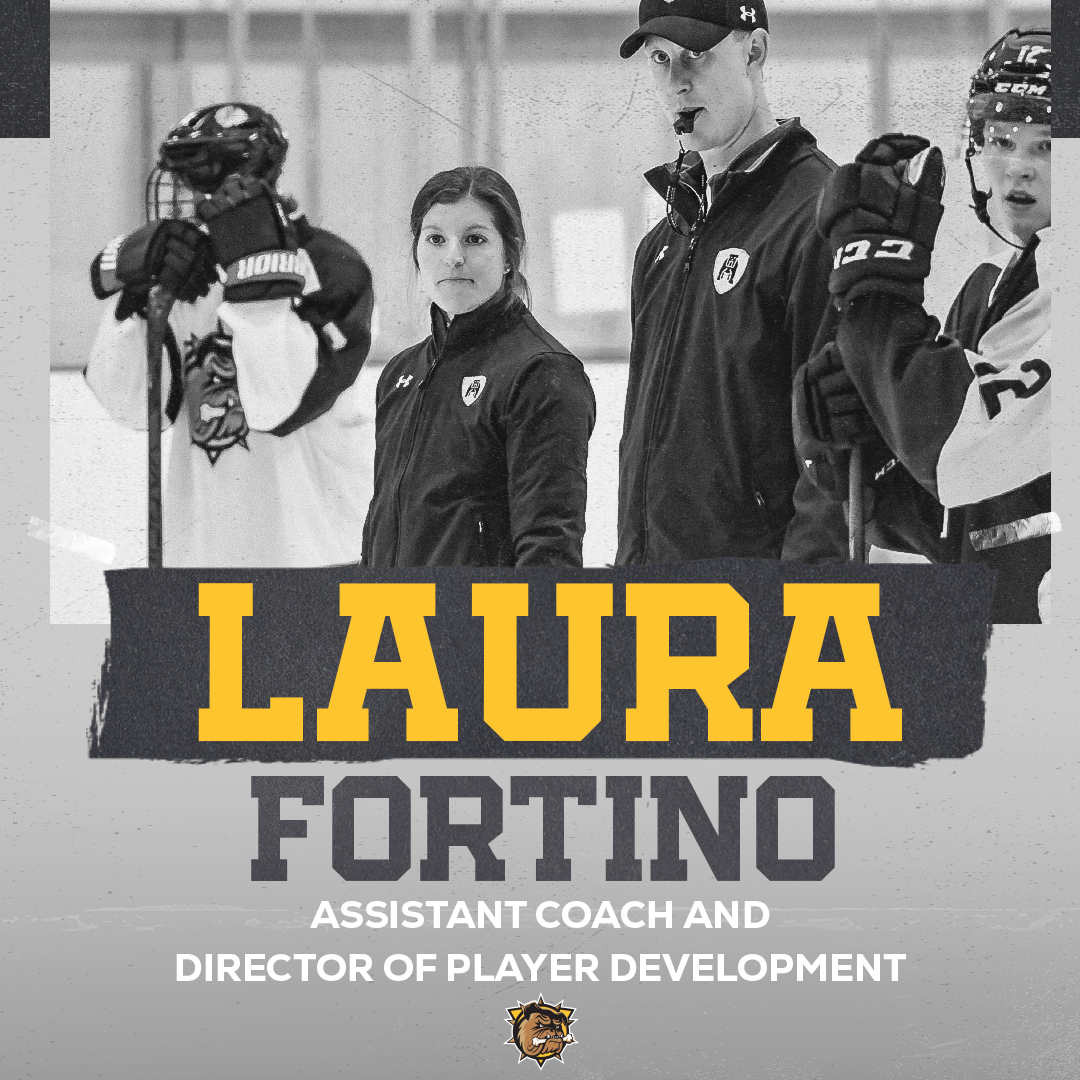LAURA FORTINO MAKES HISTORY IN JOINING BULLDOGS STAFF - Brantford Bulldogs