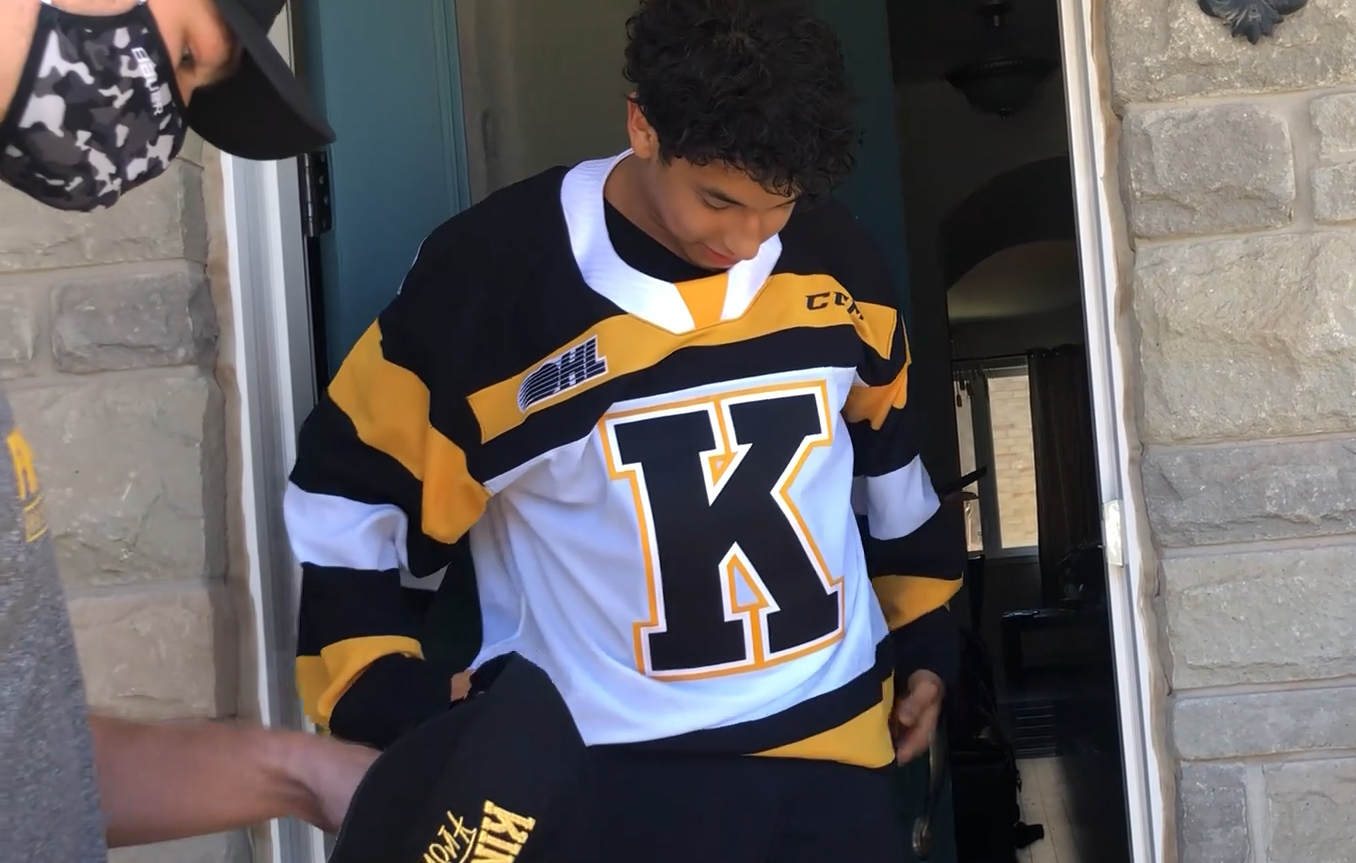 Matthew Soto Jersey Delivery - Kingston Frontenacs