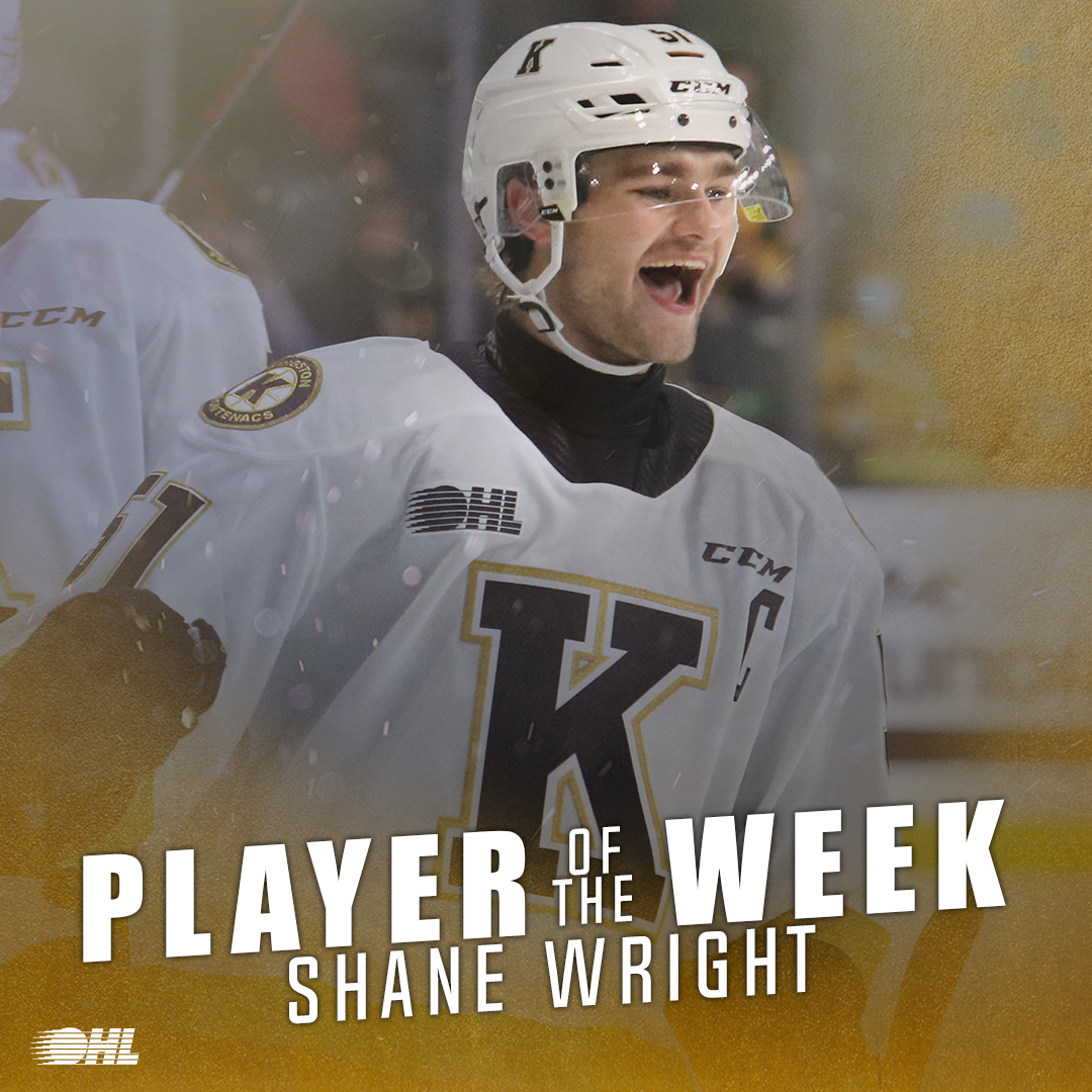 Frontenacs' Shane Wright Named OHL Player of the Week - Kingston Frontenacs