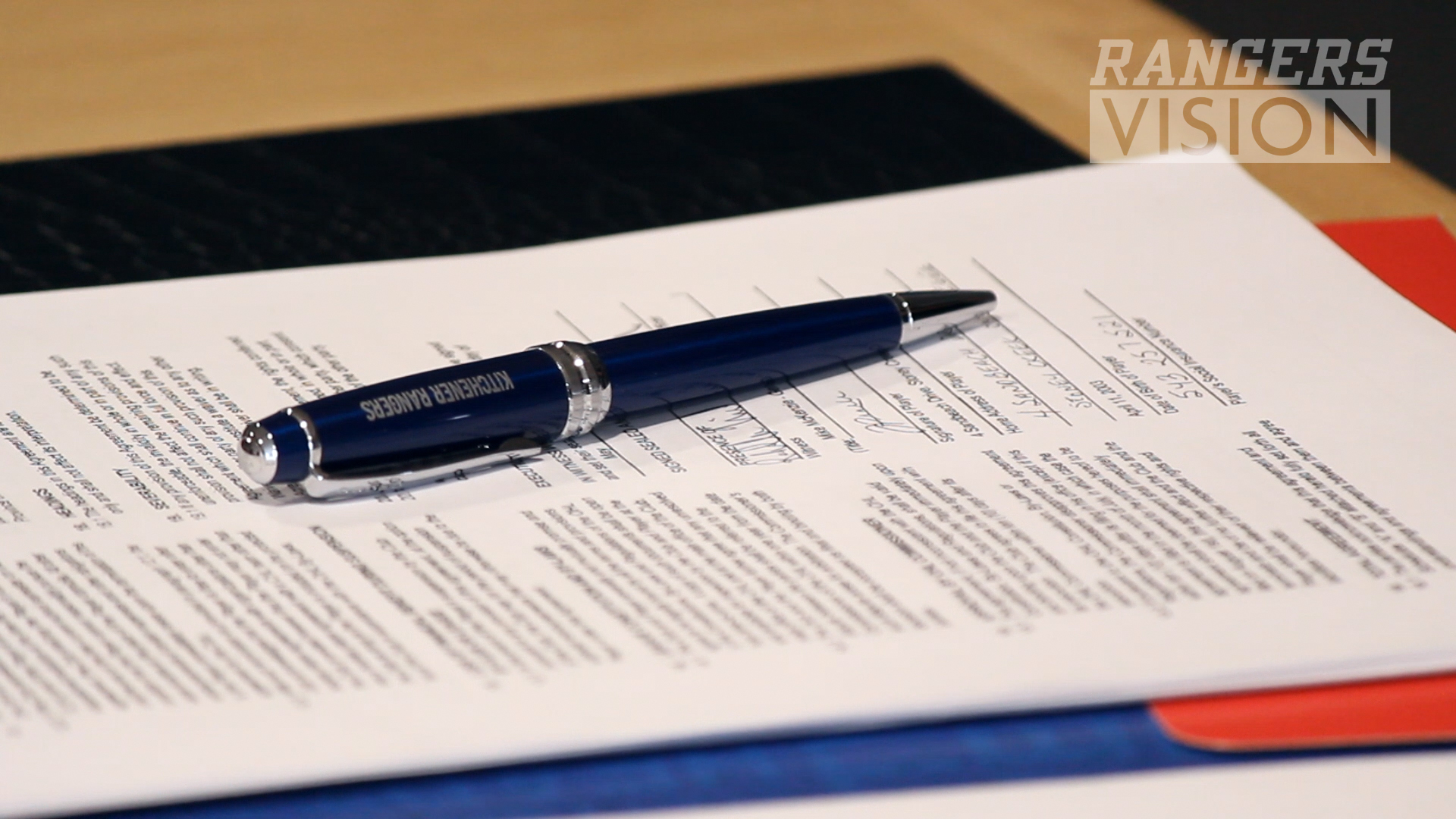 RANGERS VISION: Francesco Pinelli Signing - Kitchener Rangers