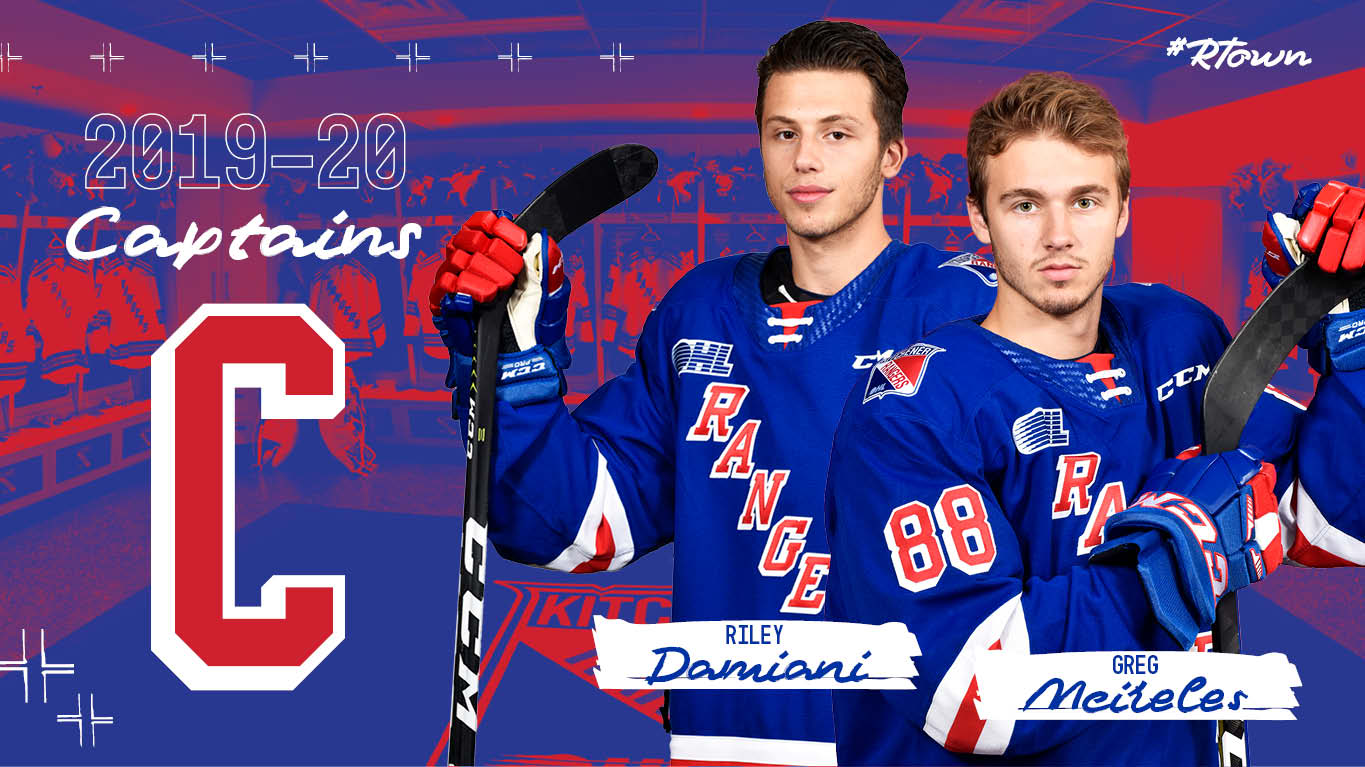 Damiani and Meireles named Rangers co-captains - Kitchener Rangers