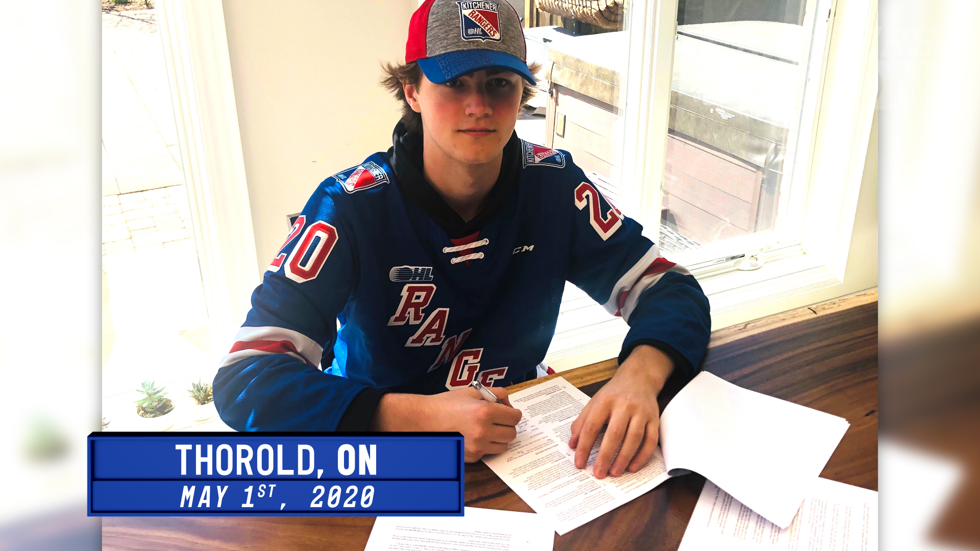 RANGERS VISION: Trent Swick Signing - Kitchener Rangers