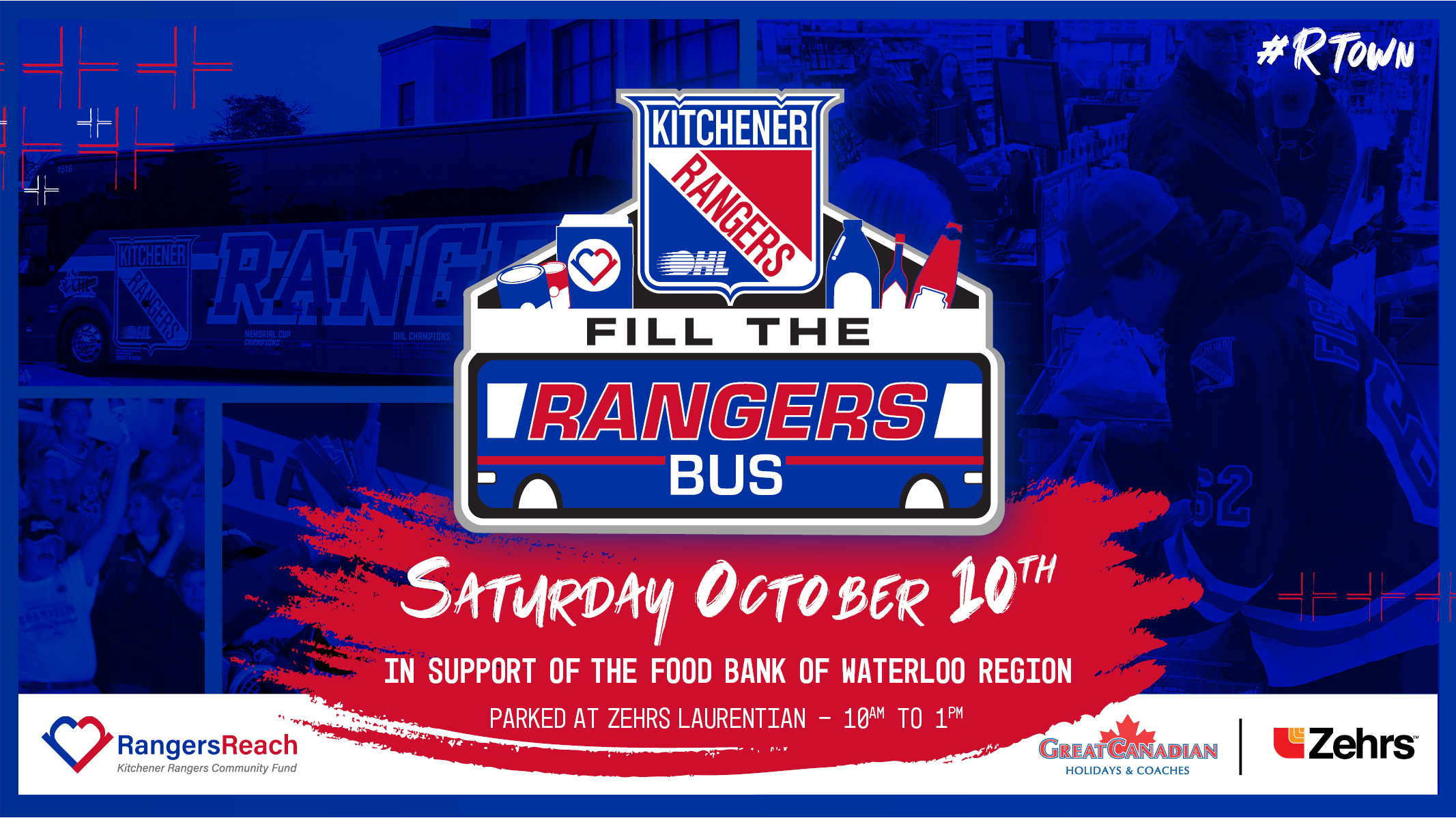 Fill The Rangers Bus In Support Of The Food Bank of Waterloo Region ...