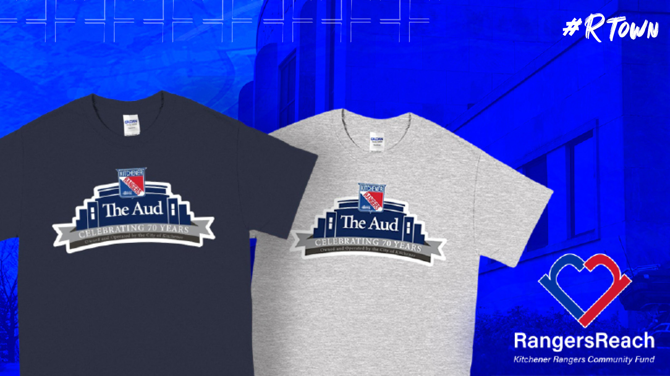 70th Anniversary T-Shirt to Support Rangers Reach and City of Kitchener ...