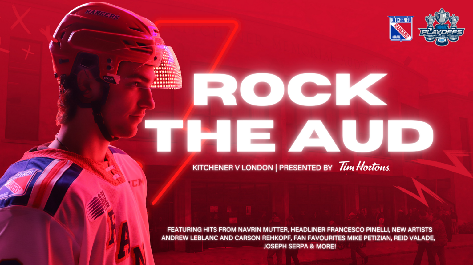 Schedule Announced for Round 1 vs London Knights - Kitchener Rangers