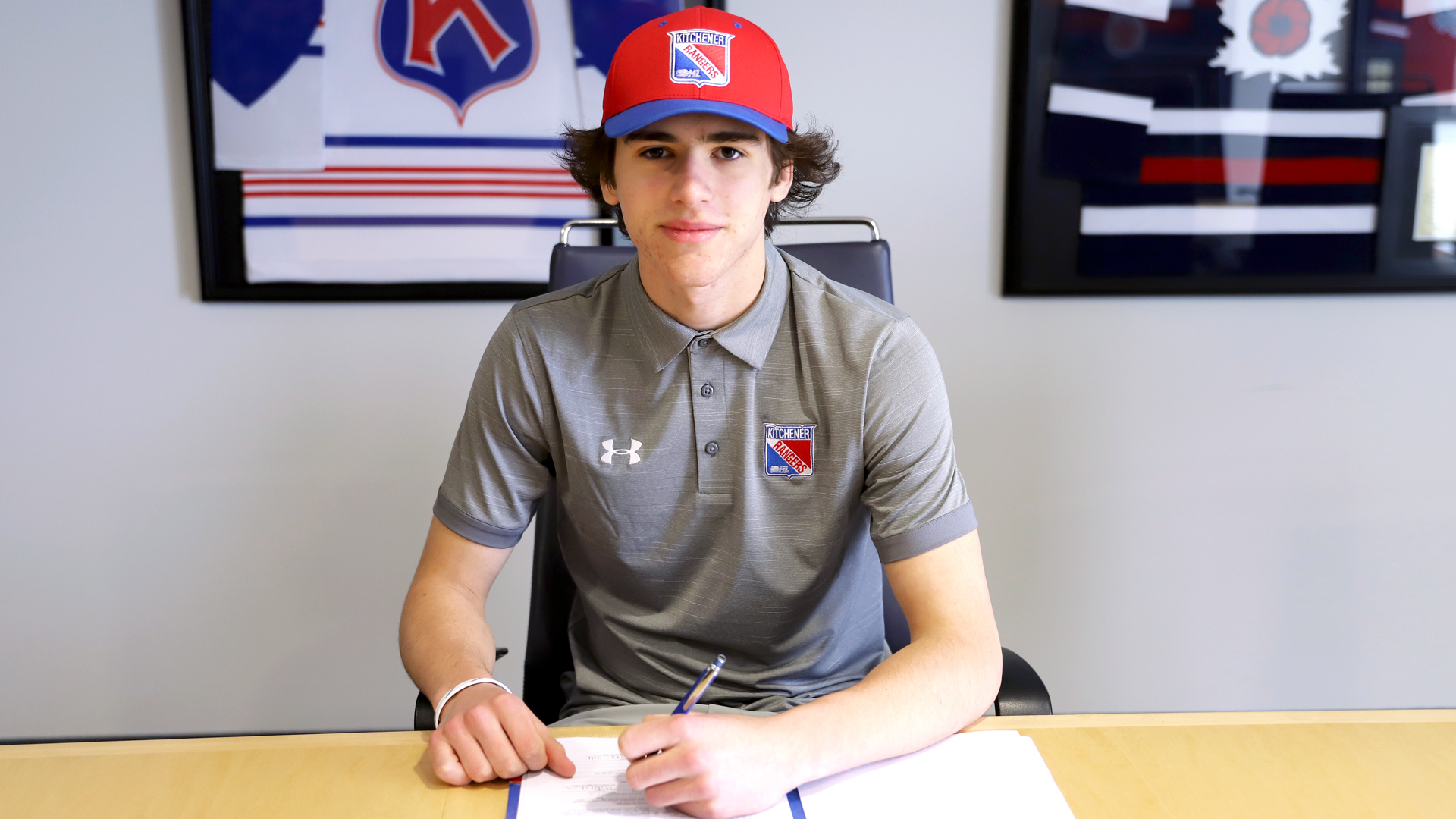 Rangers receive commitment from first-round pick Luca Romano ...