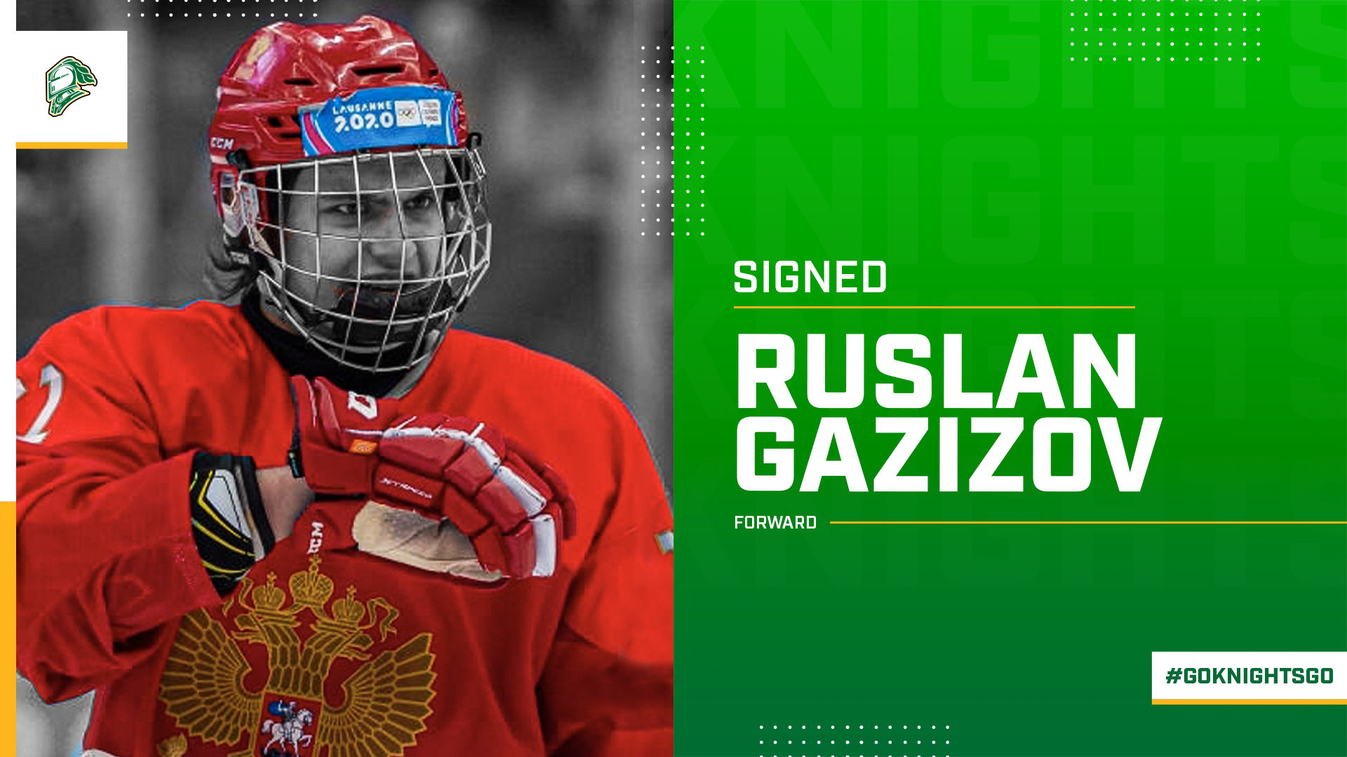 KNIGHTS SIGN GAZIZOV - London Knights