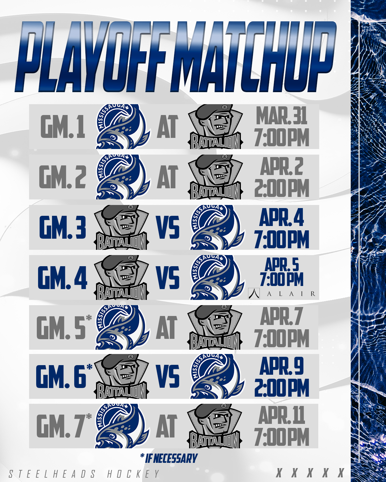 PLAYOFF TICKETS ARE NOW AVAILABLE! - Mississauga Steelheads